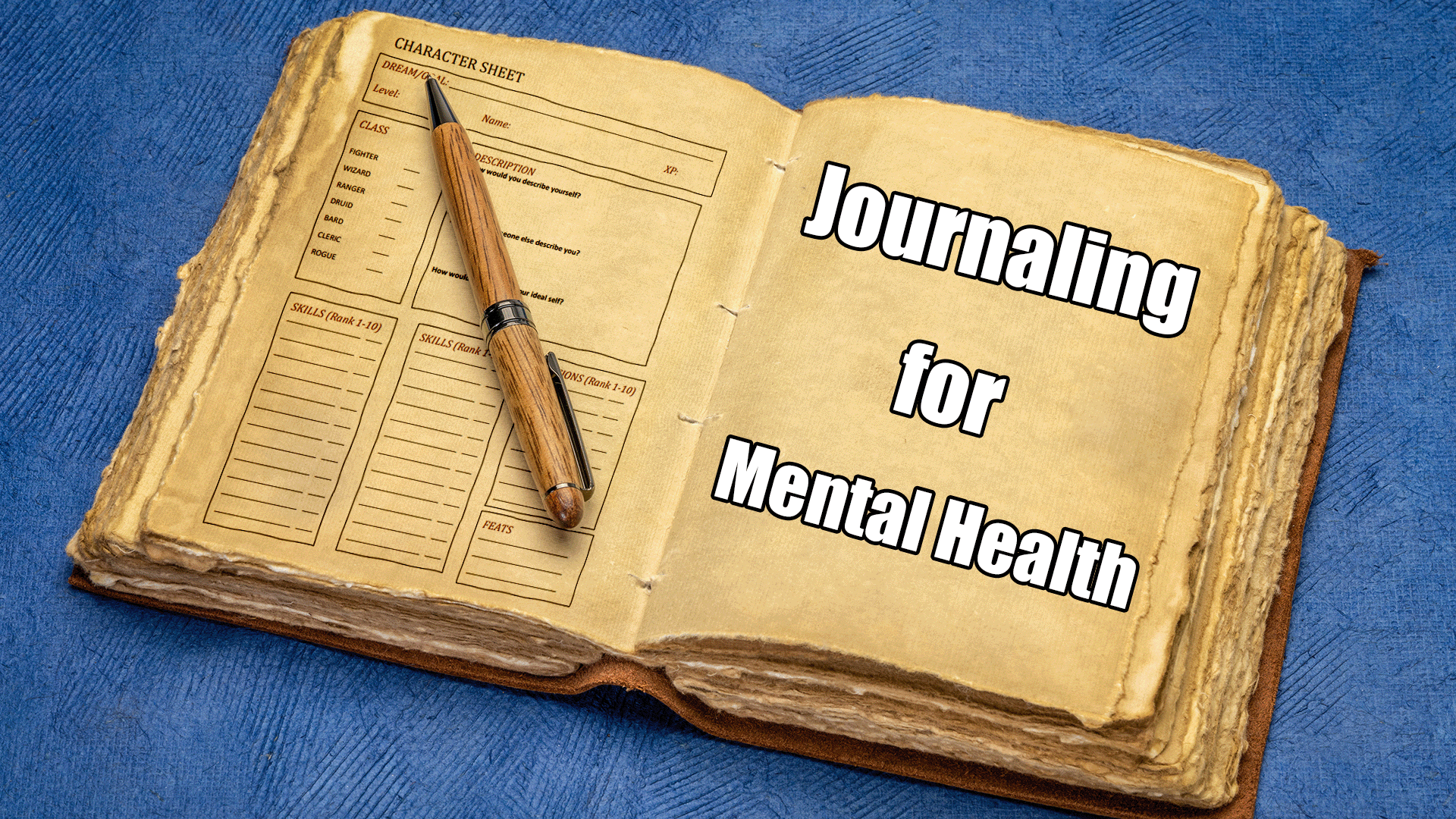 Journaling for mental health – Blind Wave